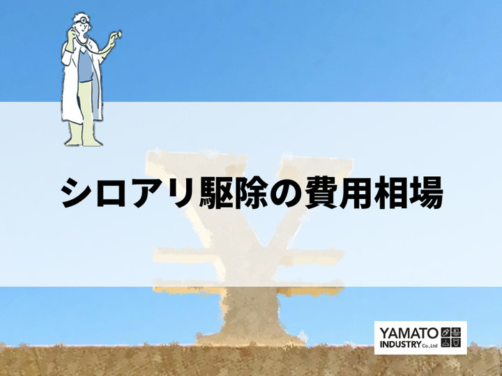 【シロアリ駆除の費用相場】3つの代表的パターンを分かりやすく解説 - 京都のシロアリ駆除・雨漏り防水工事専門業者ヤマト産業