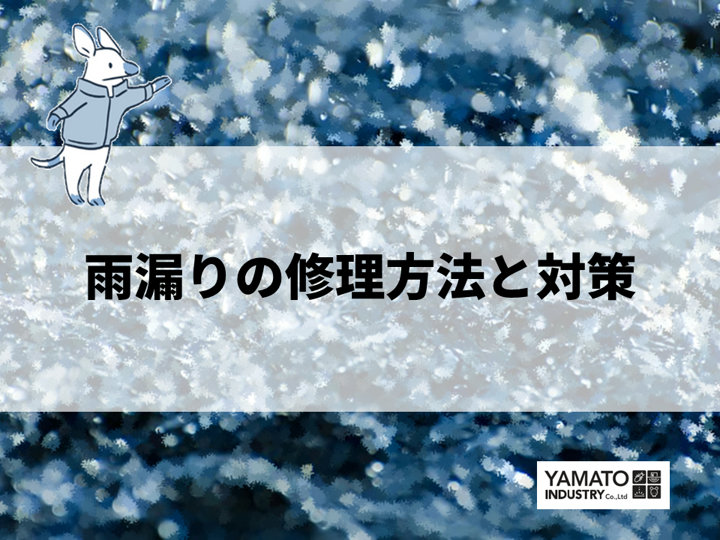 雨漏りの修理方法と対策：プロが教える対処法 - 京都のシロアリ駆除・雨漏り防水工事専門業者ヤマト産業